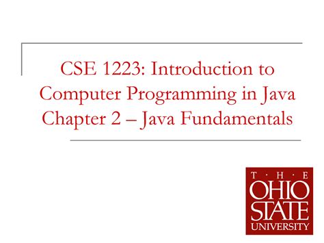 Lecture Slides Lectures 1 3 Computer Basics Fundamentals And