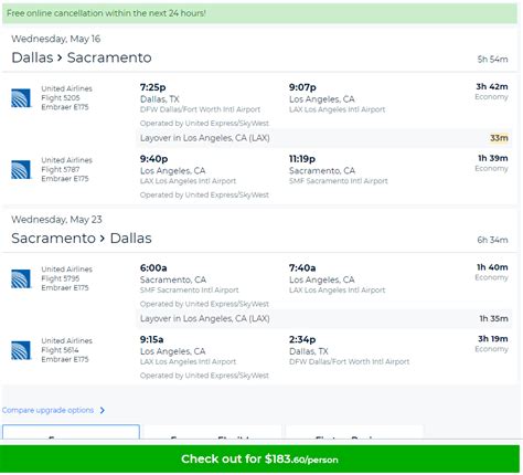 Cheap Flights Dallas To Sacramento Or San Jose California 184 R T