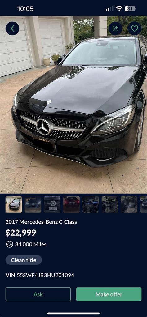 First Time Buying A Mercedes 2017 C Class Supposedly Well Maintained How Far Do These