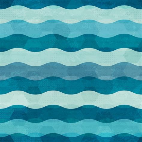 Premium Vector Abstract Waves Seamless