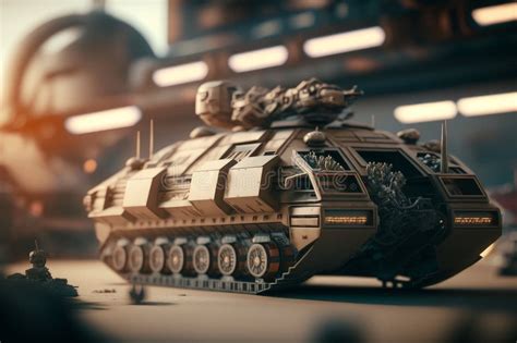 Bionic Base Captivating Advertisement Photography With Unreal Engine 5 Stock Illustration