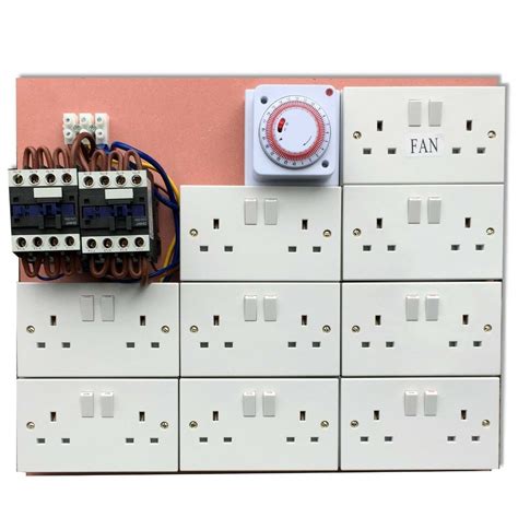 1618 Way Contactor Board With Timer Mdf40 Amp