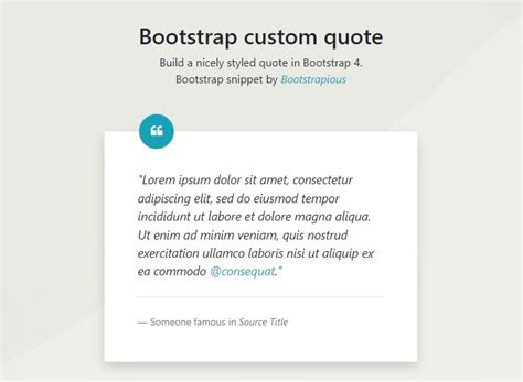 21 Best Bootstrap Quote Examples For You Webtopic