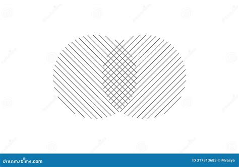 Relationship Venn Diagram With 2 Intersecting Circles Two Opposite