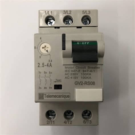原装正品gv2 Rs08c 25 4a Schneider电动机保护用空气开关断路器 阿里巴巴