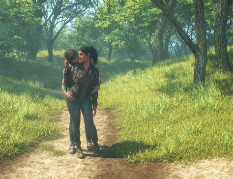 Ellie And Dina Lovely Couple By Jonathanlivingston78 On Deviantart