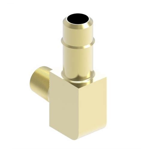 1069x4 By Danfoss Mini Barb Fitting Male Connector 90° Elbow For — Hosewarehouse