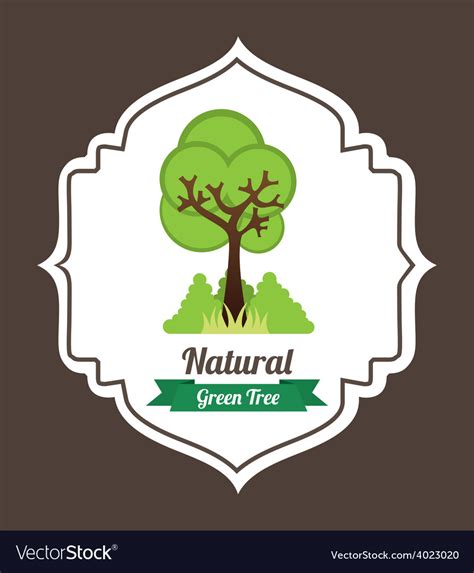 Green Tree Design Royalty Free Vector Image VectorStock