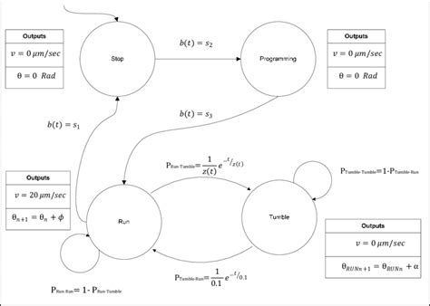 3 Automaton Model Of The Communicating Nano Machine Download Scientific Diagram