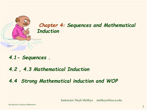 Ppt Chapter 4 Sequences And Mathematical Induction Powerpoint