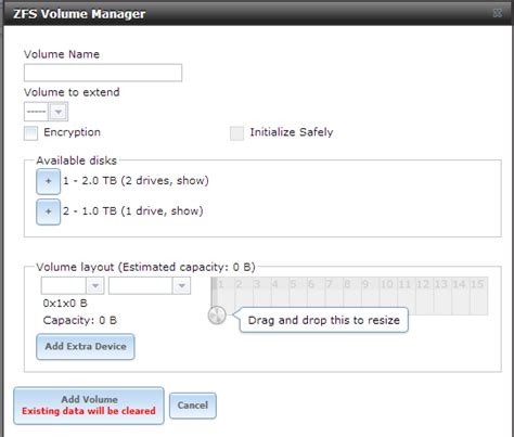 freenas 9 2 can t create a raidz zfs volume truenas community