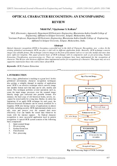pdf optical character recognition an encompassing review
