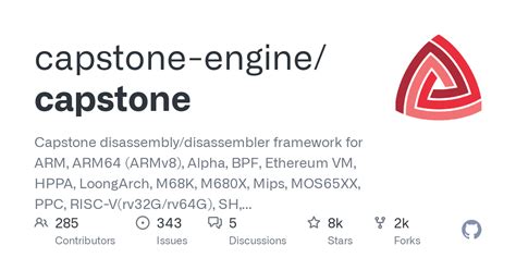 Github Capstone Enginecapstone Capstone Disassemblydisassembler
