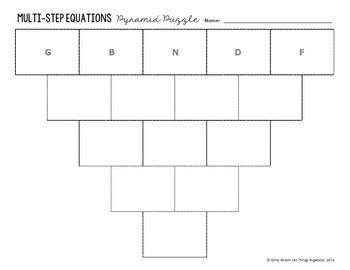Multiplying Binomials Pyramid Puzzle Answer Key Walter Bunce S Multiplication Worksheets