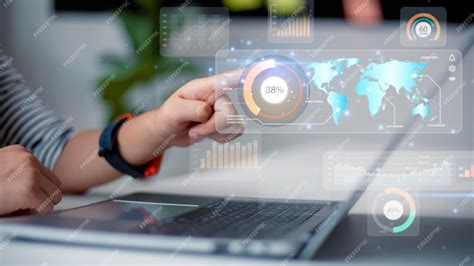 Premium Photo Data Scientists A Programmer Using A Laptop To Analyze And Develop Various