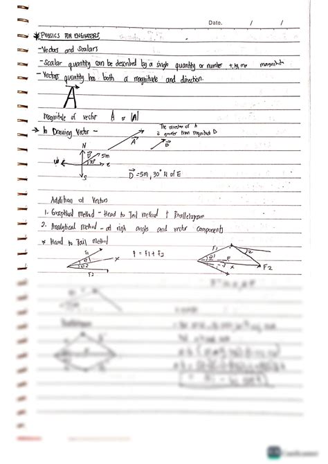 SOLUTION Vectors And Scalar Physics Studypool