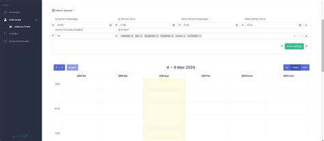 TechLab CRM Calendar Settings TechLab CRM EN
