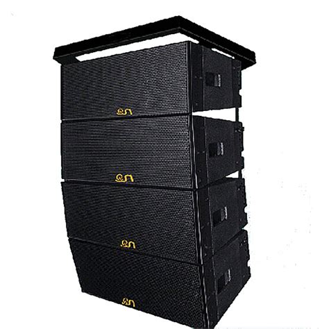 Dual 12 Powerful 3 Way Passive Line Array Powered Speaker China Line