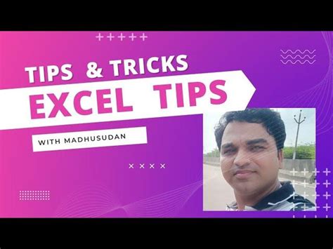 Madhusudan Mahapatro On Linkedin Excel Tips And Tricks My Hobbies Vlog