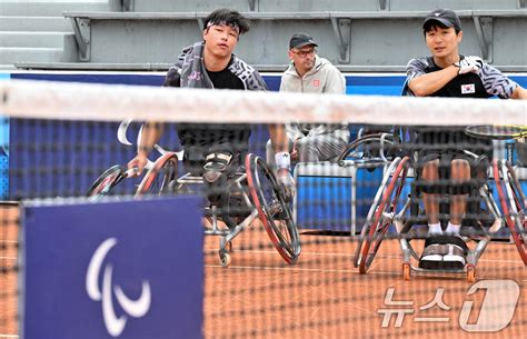 파리 패럴림픽 테니스 남자복식 8강전 뉴스1