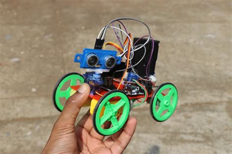 Robotic Car Project Made Using 3d Printing Technology And Also The Use