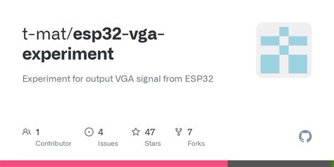 Github T Mat Esp Vga Experiment Experiment For Output Vga Signal From Esp