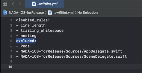 Projectsetting 프로젝트에 Swiftlint 를 적용해보자 Projectsetting 프로젝트에 Swiftlint 를 적용해보자