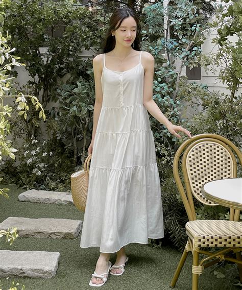 클래식블랑 🌴휴가룩체형커버 쏘드 여름 요루 나시 캉캉 롱 원피스 휴양지룩 바캉스룩