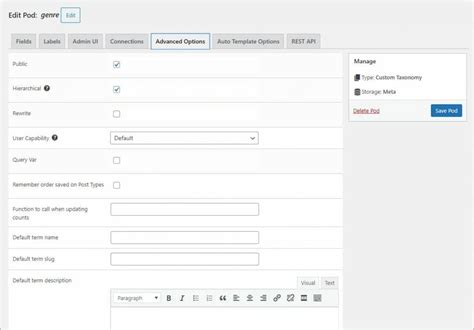 Custom Post Types And Page Builders Pods Review Webtng