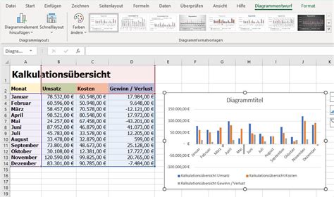 Excel Diagramm Erstellen Und Bearbeiten So Gehts