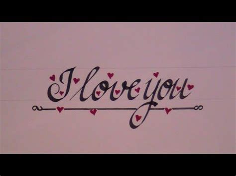Cursive Letters How To Write Cursive Letters I Love You For