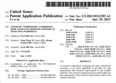 ExoCoBio Obtained A US Patent For Rose Stem Cell Derived Exosome RSCE