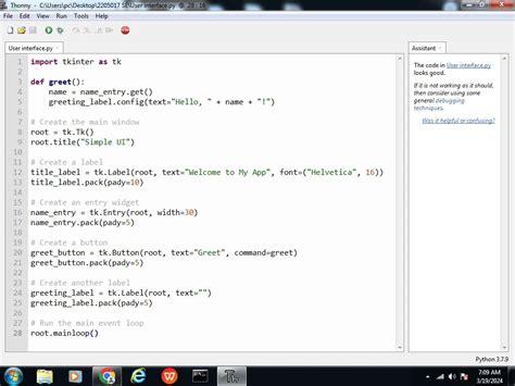 makarand panjikar on linkedin python gui tkinter programming