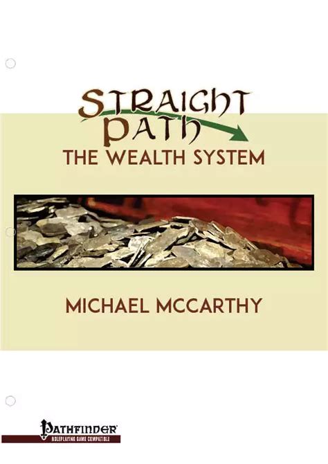 The Wealth System Straight Path Games New Systems Make Your Game