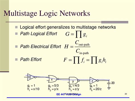 Ppt Ee 447 Vlsi Design Lecture 5 Logical Effort Powerpoint Presentation Id3199810