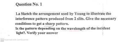 Solved Question No A Sketch The Arrangement Used By Chegg Com