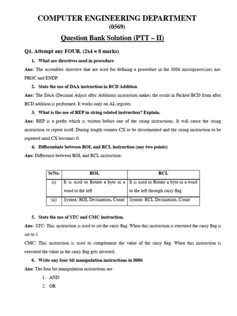 Mic Qb Ptt2 Pdf Binary Coded Decimal Computer Programming