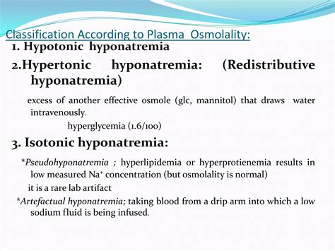Hyponatremia Ppsx Endocrine And Metabolic Diseases Diseases And Conditions