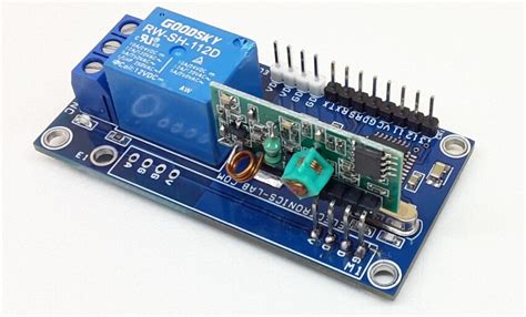 315mhz Rf Remote Receiver With On Board Relay Arduino Compatible