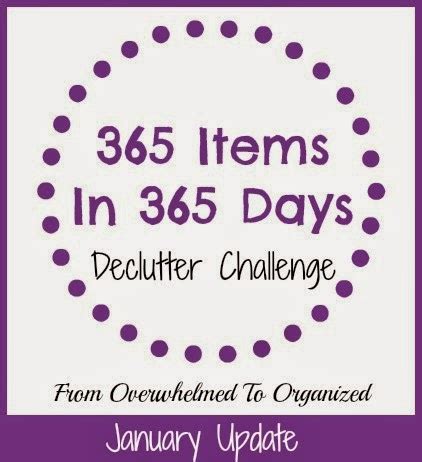 In Declutter Challenge January Update From Overwhelmed To Organized In