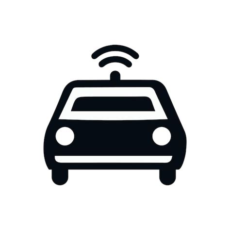 Premium Vector Driverless Car And Vehicle Icon Of Self Driving Automobile