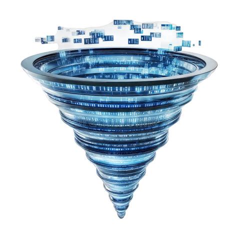 Digital Vortex Representing Data Flow Concepts In A Visually Striking