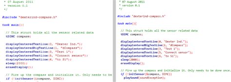 Improving Robotc Editor Readability Bot Bench