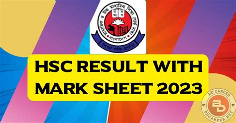 Hsc Result With Marksheet 2023 [2024]