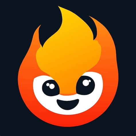 Fire Cute Background Art Hi Premium Ai Generated Vector