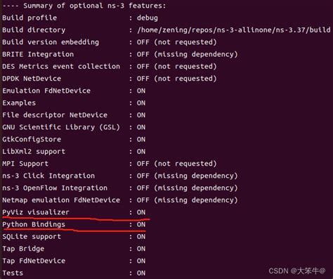 【ns 3】打开pyviz可视化工具ns3中怎么用python Csdn博客