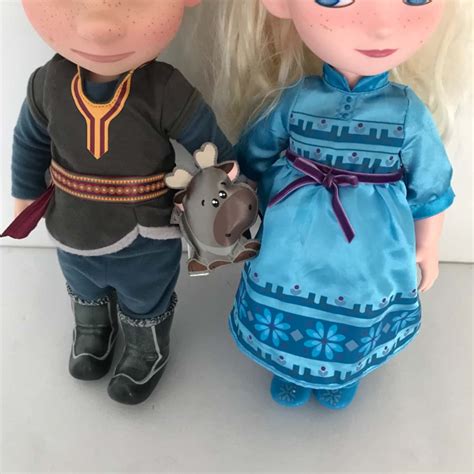 Disney Frozen Kristoff Elsa Dolls 40 Cm