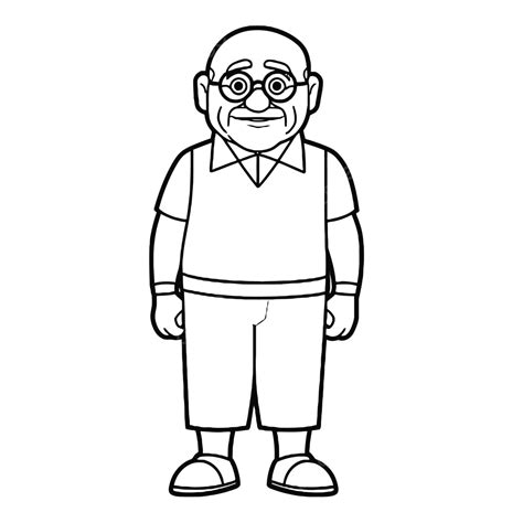 Get Well Grandpa Coloring Pages