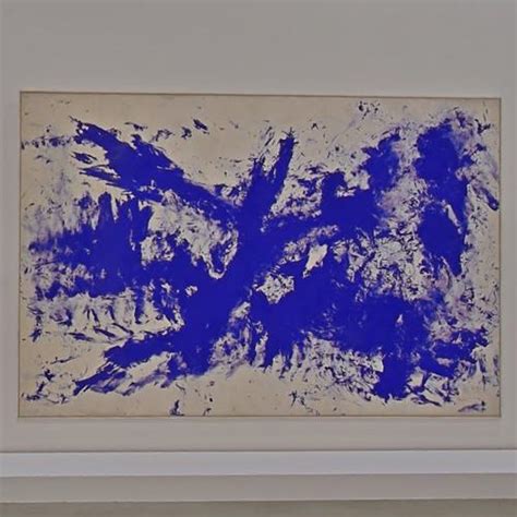 Large Blue Anthropometry Ant 105 By Yves Klein In Bilbao Spain