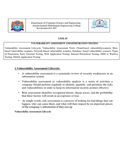 Was Unit Iv Pdf Penetration Test Cloud Computing